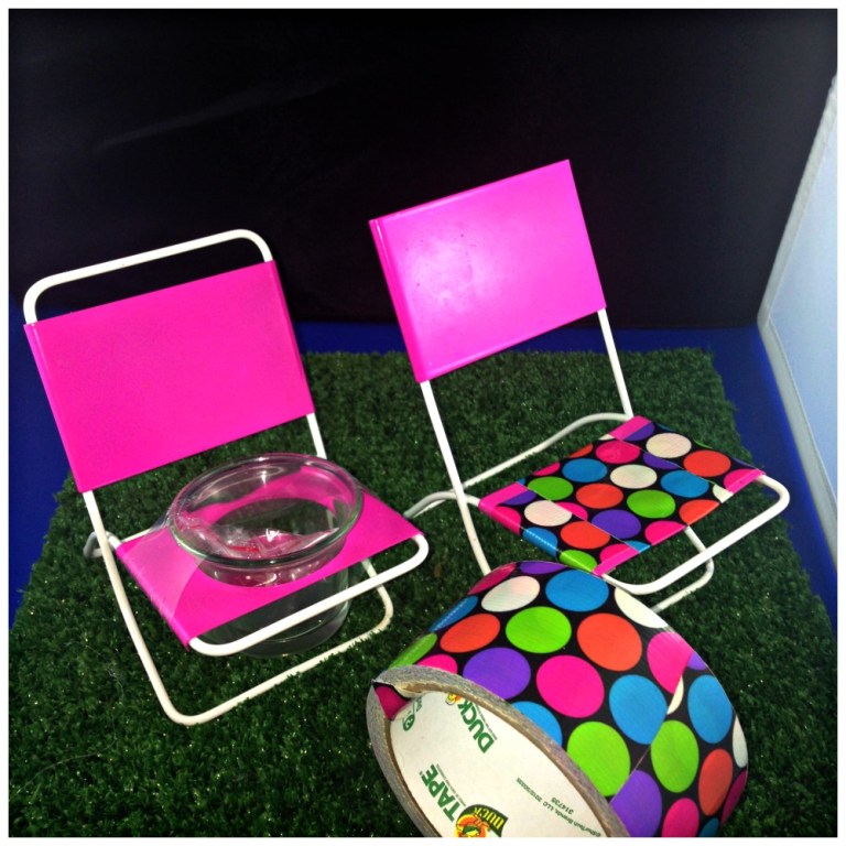 DIY Barbie Patio Set From Re-purposed Dollar Store Finds – starrcreative