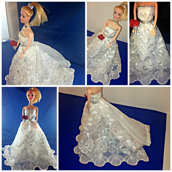 No Sew Barbie Doll Wedding Dress – starrcreative