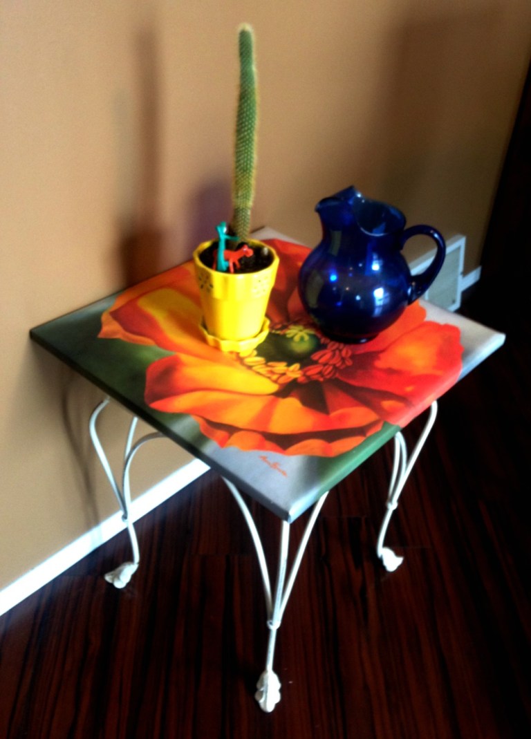 Easy DIY Repurposed Art Table Top – Starrcreative.ca